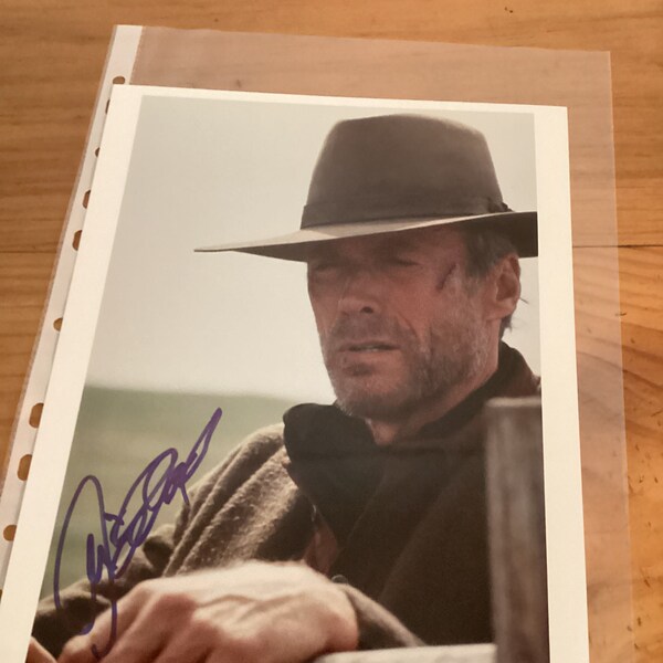 Clint Eastwood Signed - Etsy Clint Eastwood Signed - Etsy