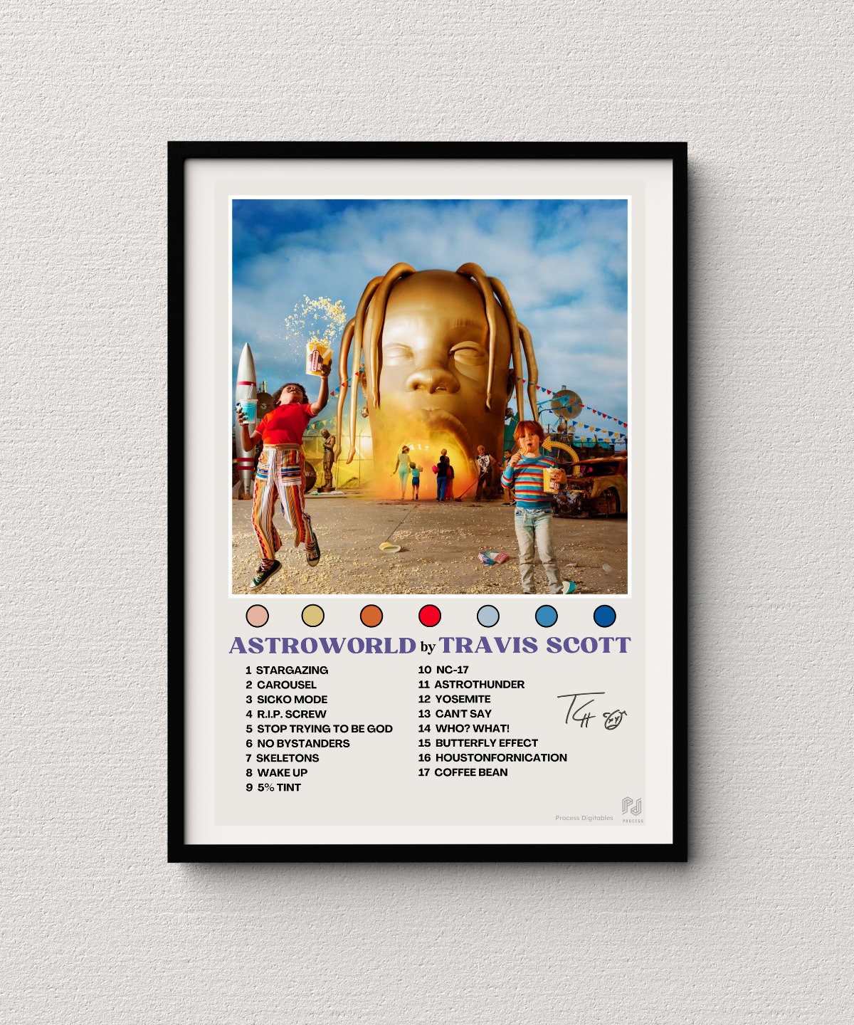 Travis Scott Astroworld Poster Instant Digital Download SVG, PNG, JPEG ...