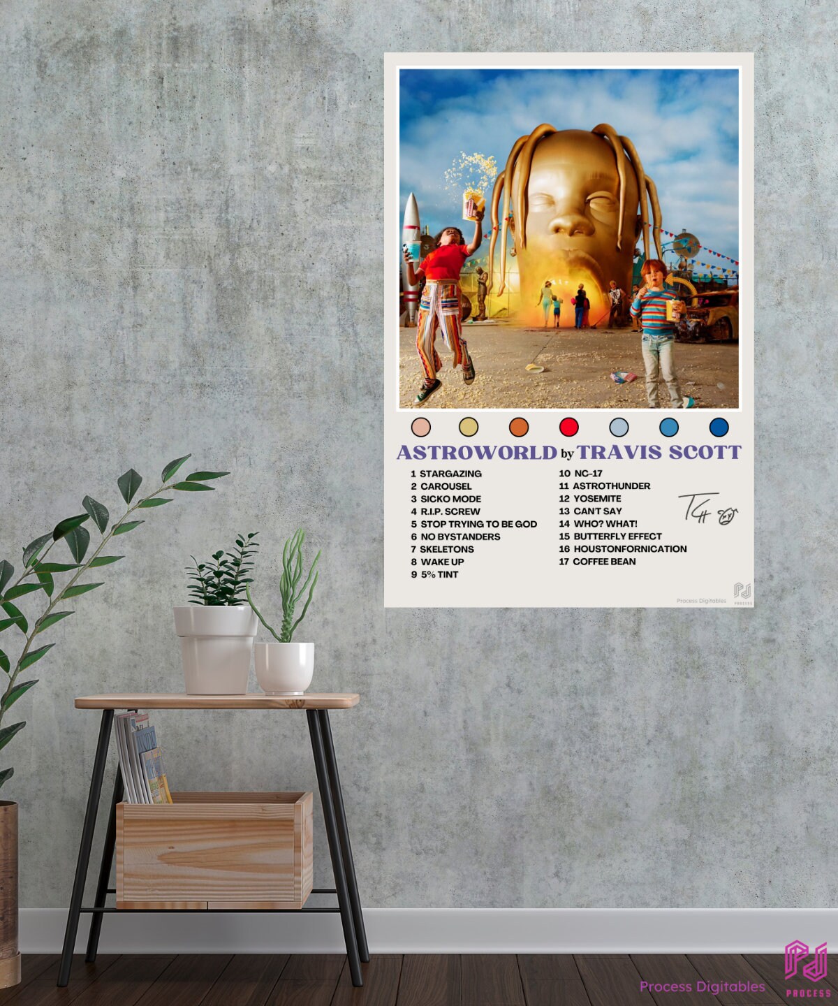 Travis Scott Astroworld Poster Instant Digital Download SVG, PNG, JPEG ...