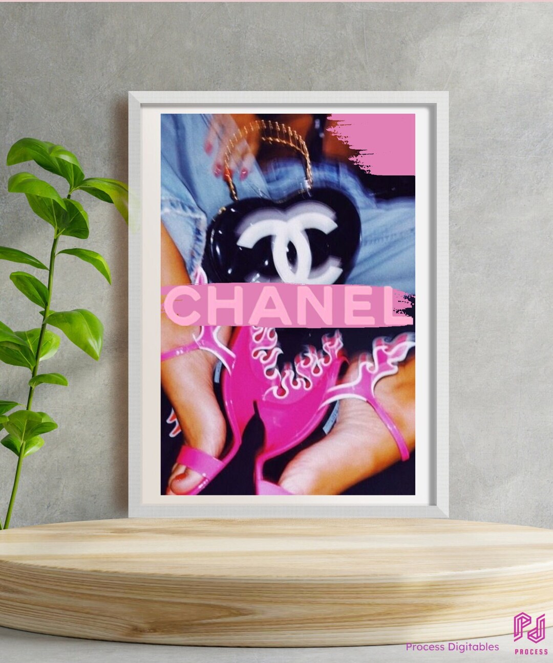 Chanel Poster: Chic Wall Decor Elegant Luxury Themed Style - Etsy