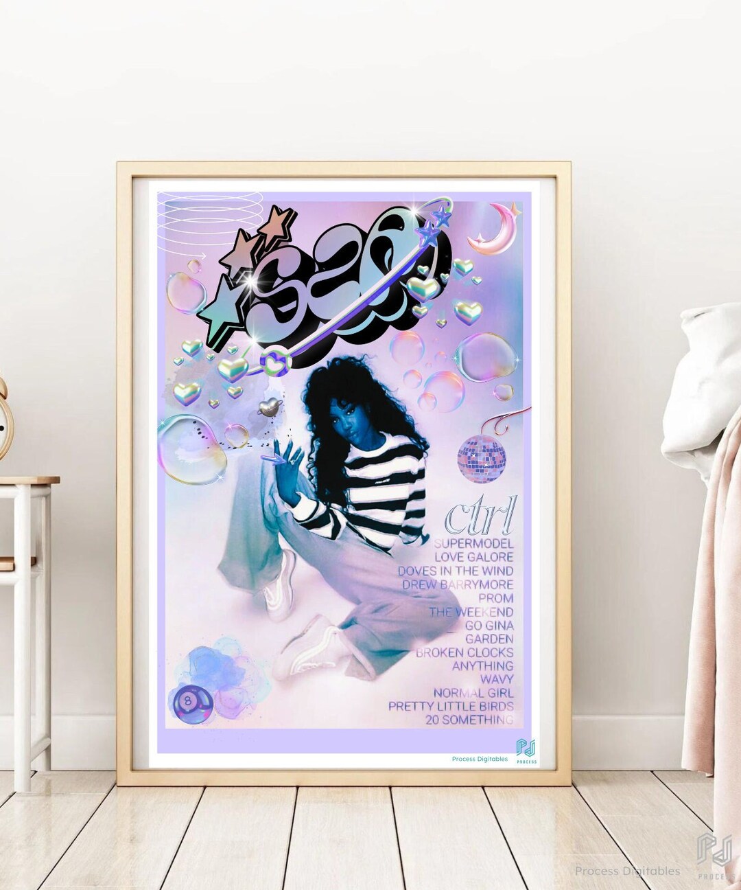 Sza Poster SVG, PNG, JPEG, Instant Download Digital Cut Files ...