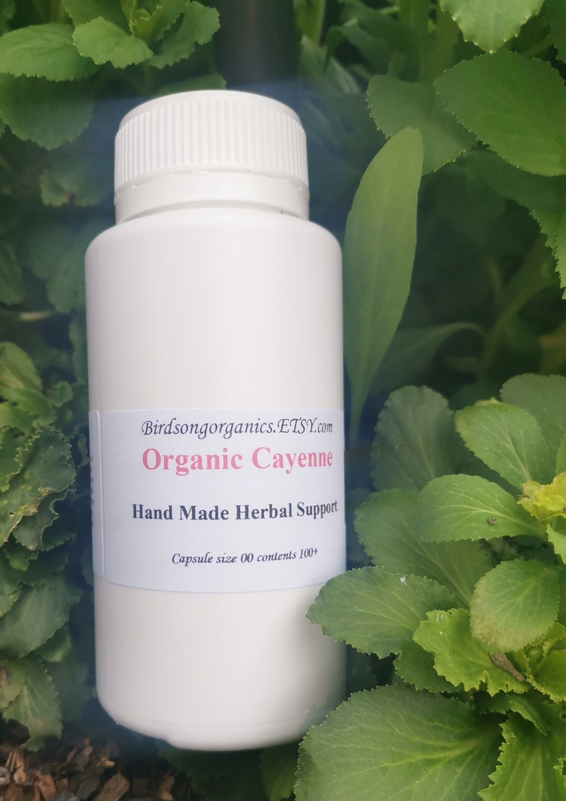 Organic Cayenne Capsule Made by Birdsongorganicsau, Approximately 600 ...