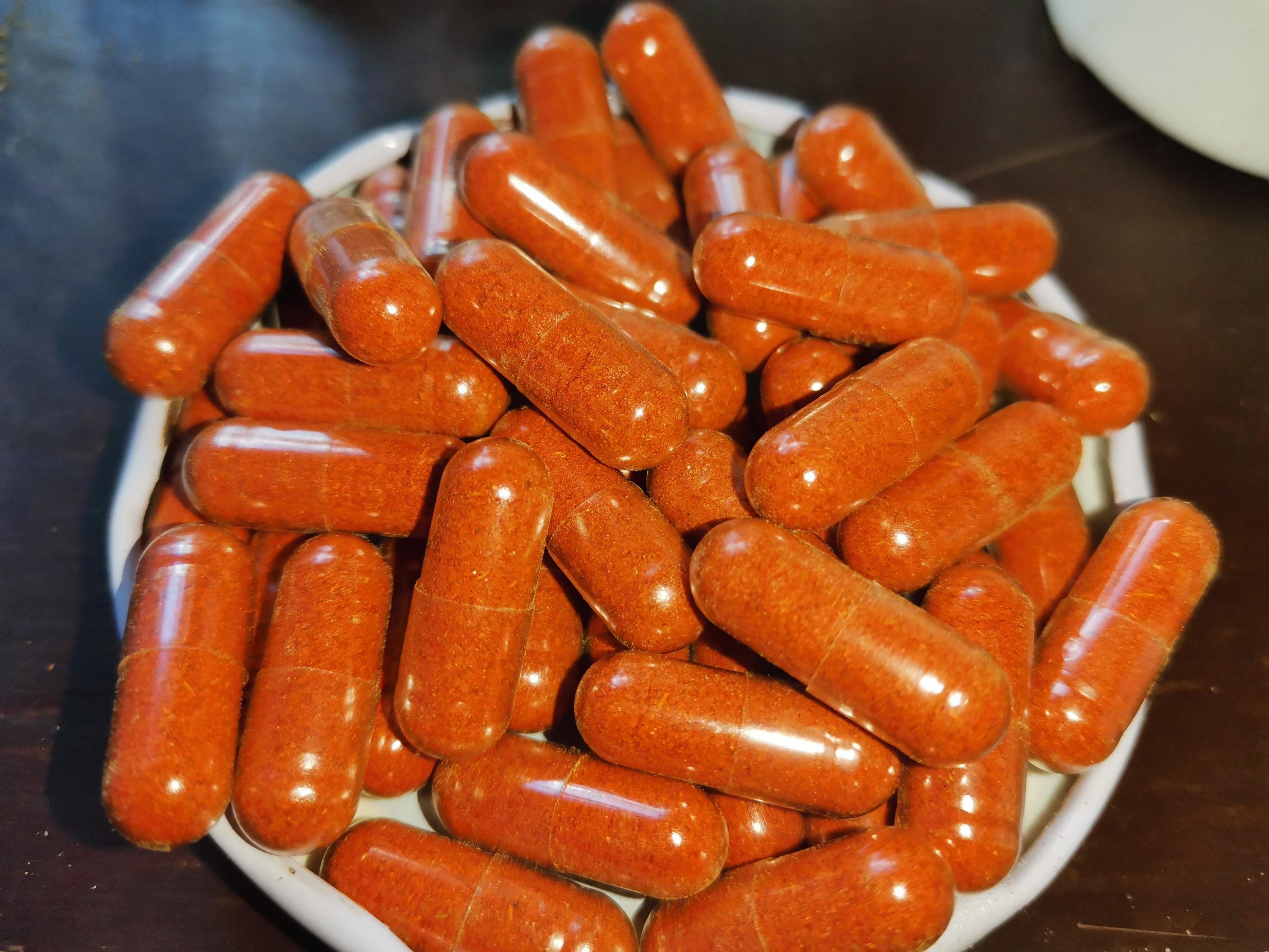 Organic Cayenne Capsule Made by Birdsongorganicsau, Approximately 600 ...