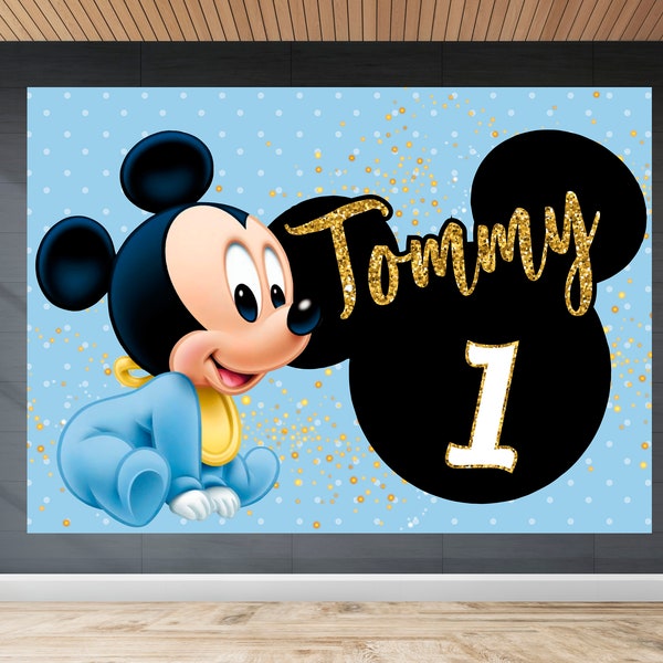 Baby Blue Mickey - Etsy