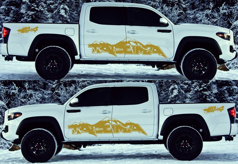 Toyota TRD 4X4 off Road Decal / Tacoma Decal,mountain Decal,stickers ...