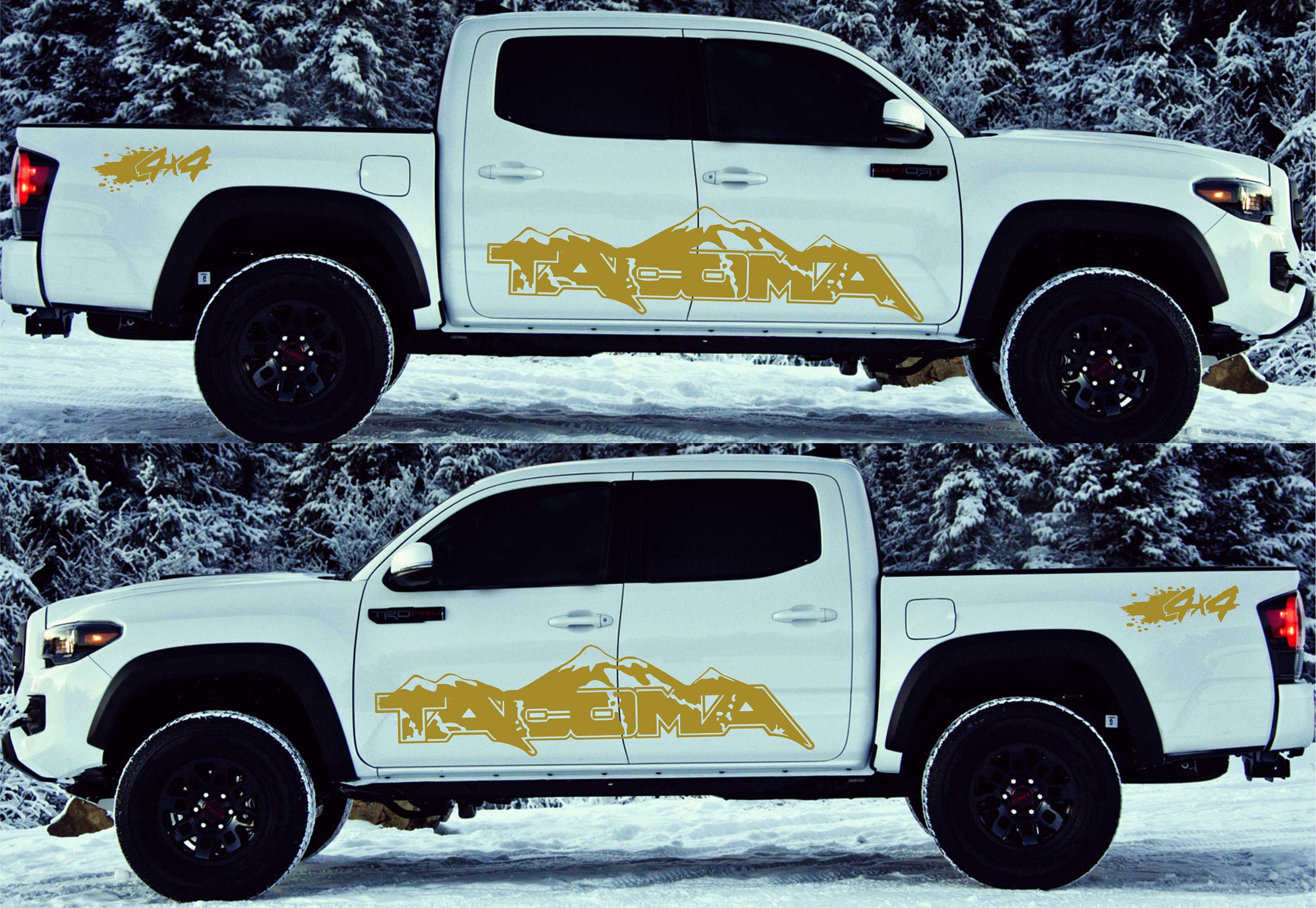 Toyota TRD 4X4 off Road Decal / Tacoma Decal,mountain Decal,stickers ...