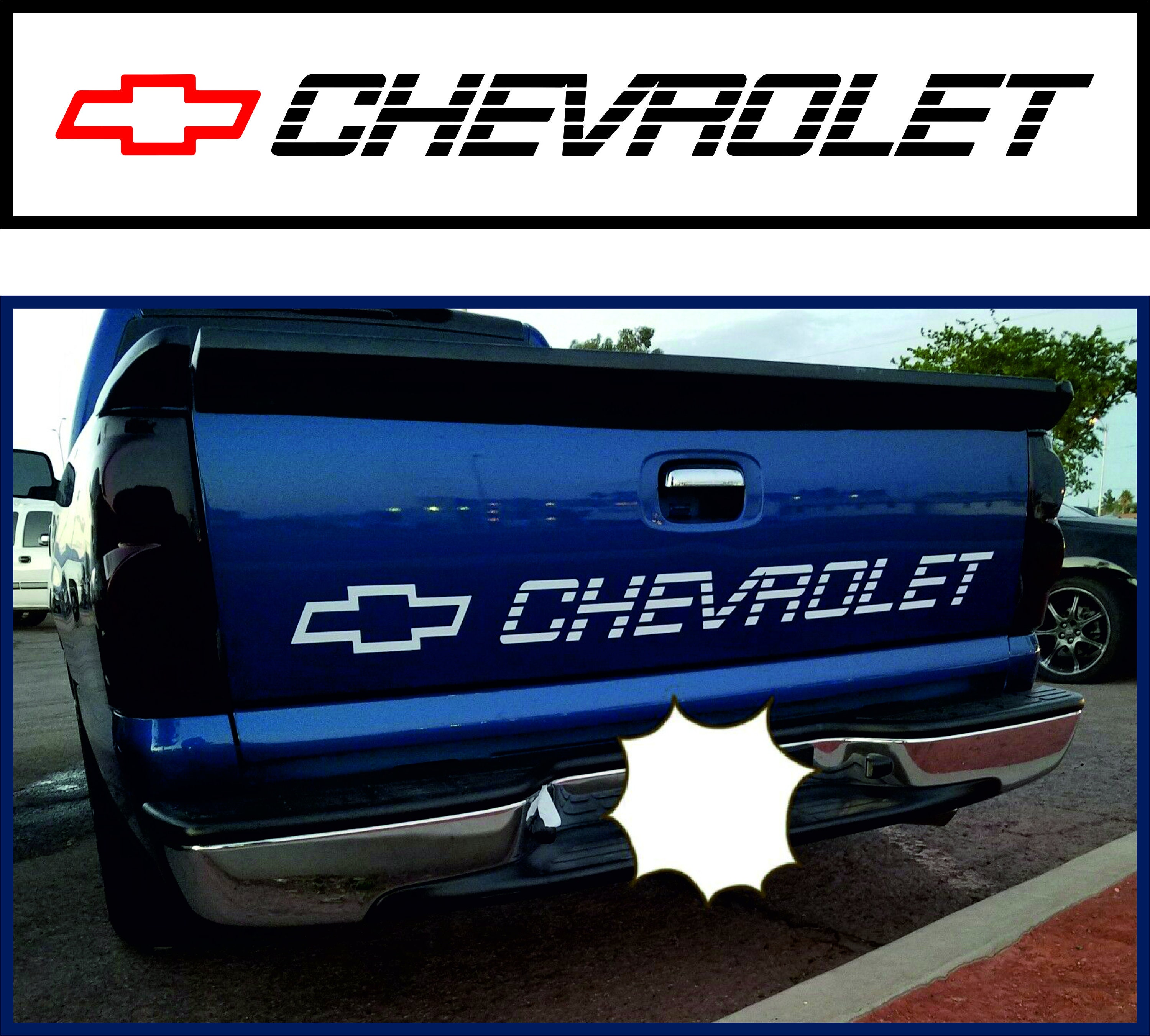 CHEVROLET 2019 2020 2021 2022 2023 2024 Bed Side Decal Stickers ...