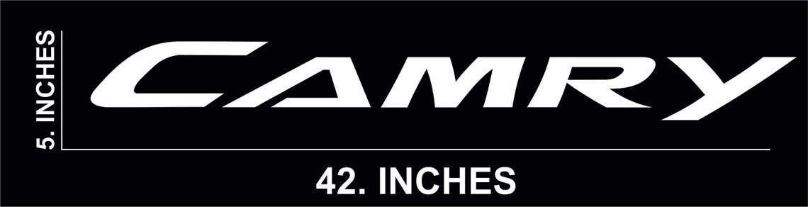 Camry Vinyl Decal Sticker Window Windshield Banner,toyota Camry Decal ...