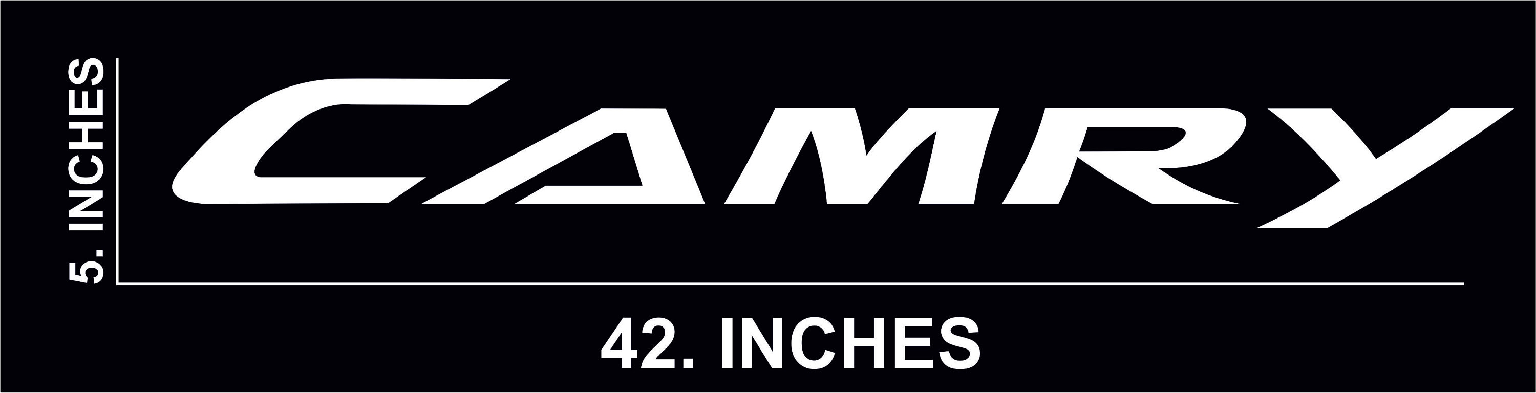 Camry Vinyl Decal Sticker Window Windshield Banner,toyota Camry Decal ...