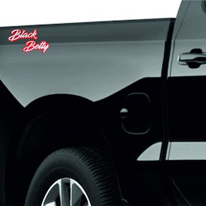 Custom Cursive Font Car Emblem Custom Colors Installs in Seconds 1.5 ...