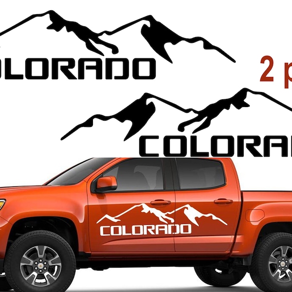 Chevy Colorado Mountain Decals - Etsy