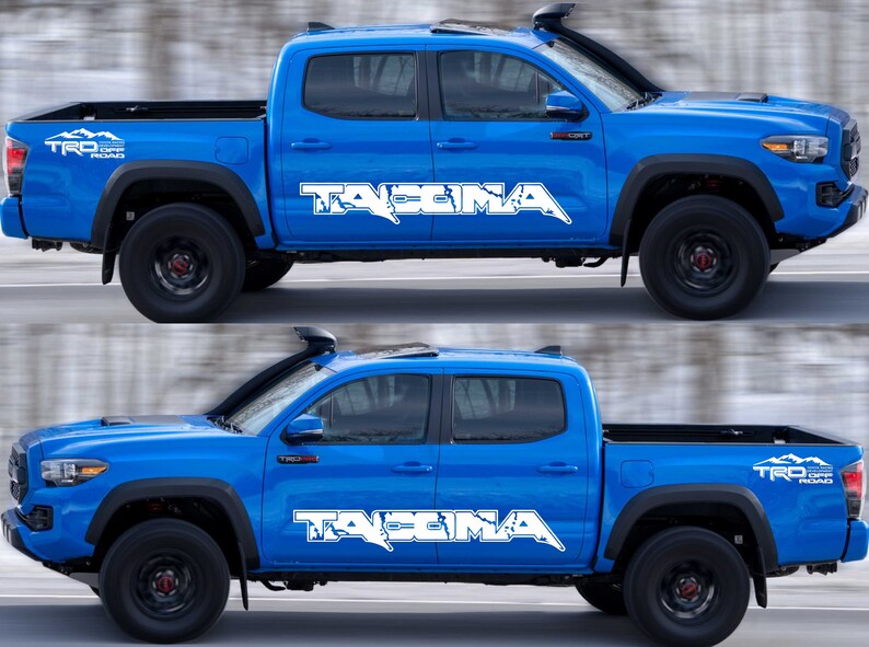 Toyota TRD 4X4 off Road Decal / Tacoma Decal,mountain Decal,stickers ...