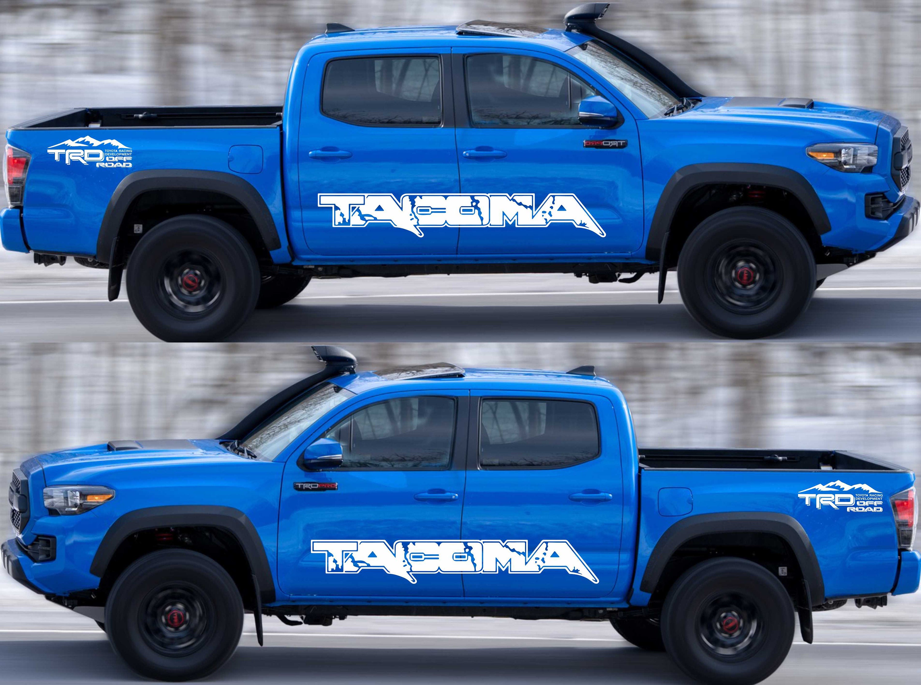 Toyota TRD 4X4 off Road Decal / Tacoma Decal,mountain Decal,stickers ...