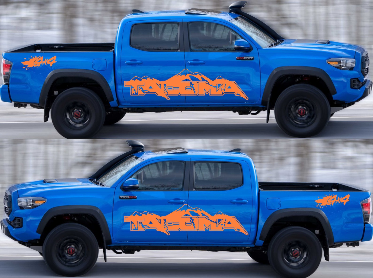 Toyota TRD 4X4 off Road Decal / Tacoma Decal,mountain Decal,stickers ...