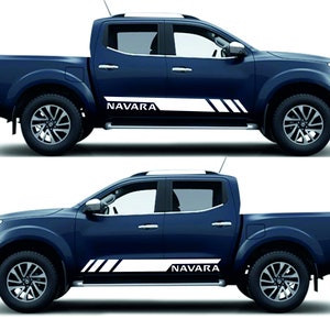2 Pcs Panel Door Side Stripes for NISSAN NAVARA Decal Sticker, Nissan ...