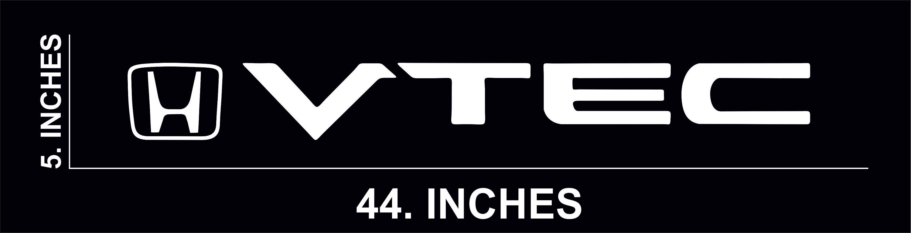 Honda VTEC Logo Windshield Vinyl Decal Sticker,civic Stickers,civic ...