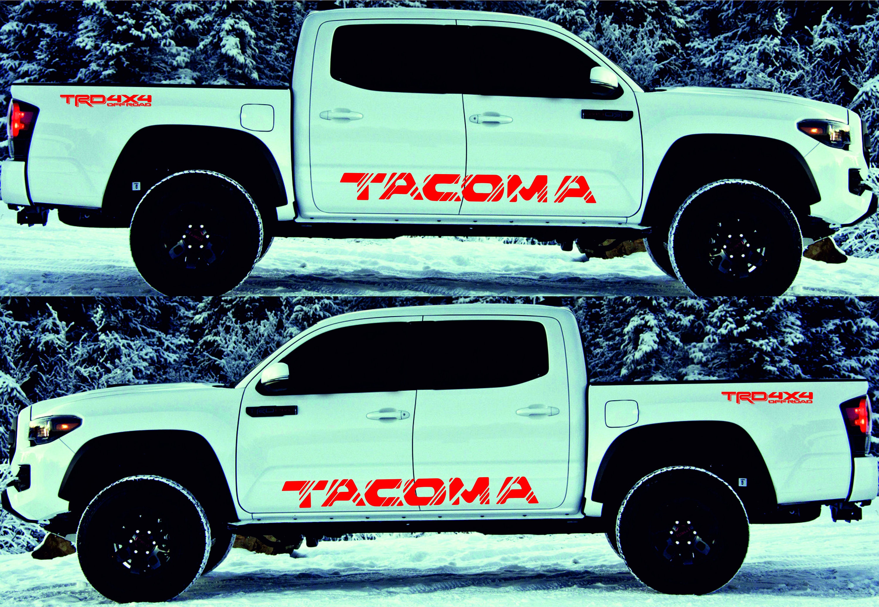 Toyota TRD 4X4 off Road Decal / Tacoma Decal,mountain Decal,stickers ...