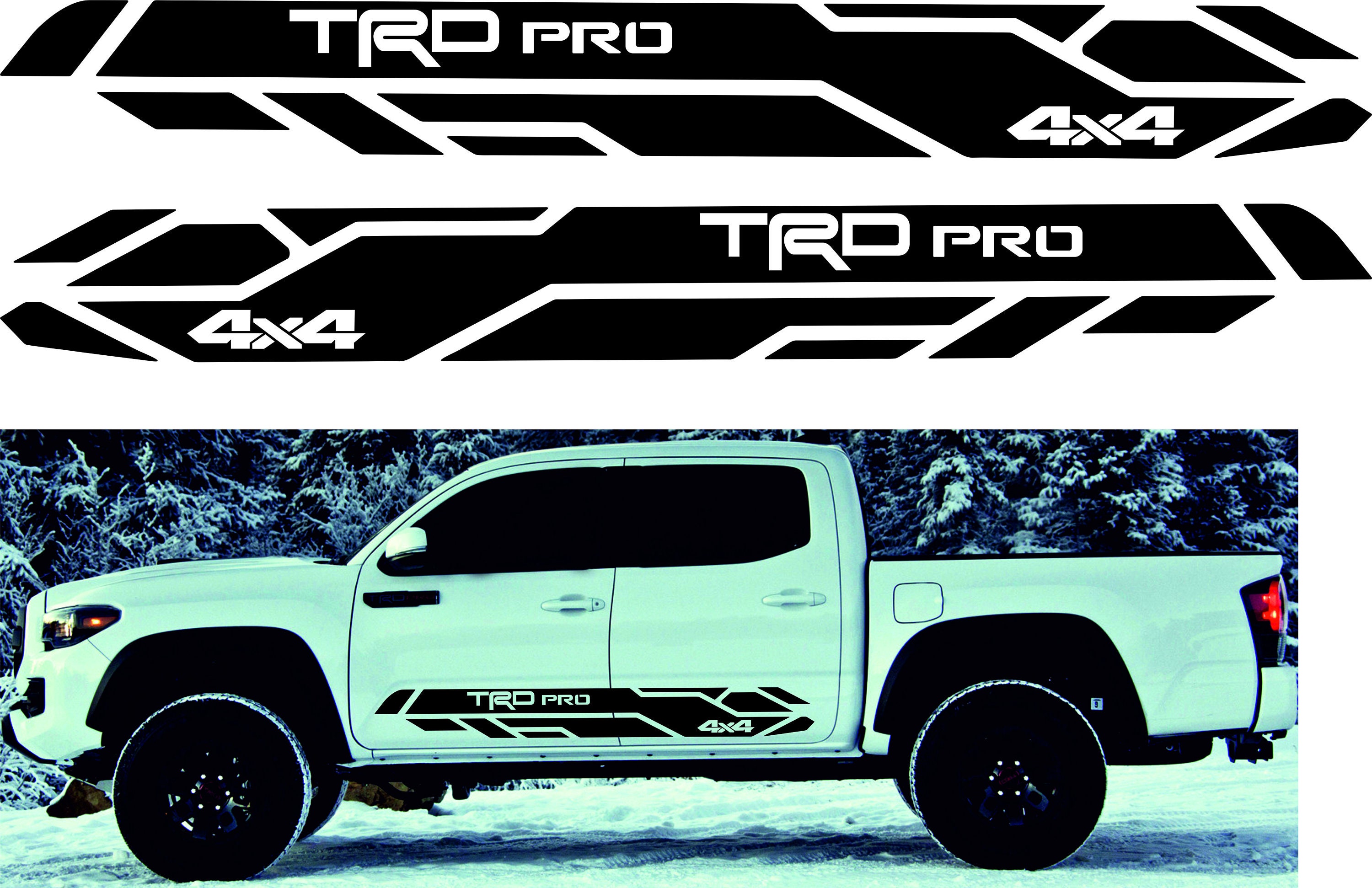 Toyota TRD Vinyl Decal Sticker Graphics TRD Sport Side Door,toyota Trd ...