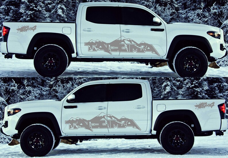 Toyota TRD 4X4 off Road Decal / Tacoma Decal,mountain Decal,stickers ...