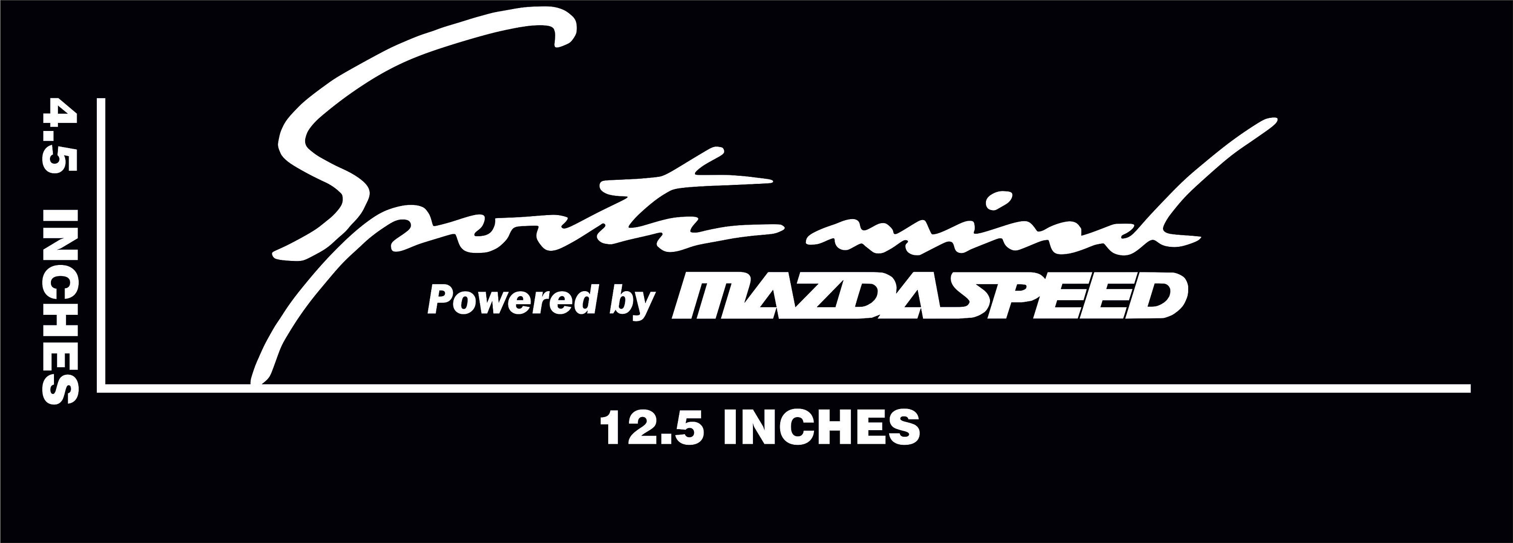 Sports Mind Produced by Mazdaspeed Racing 2 3 5 7 RX7 RX8 CX3 CX5 CX7 ...