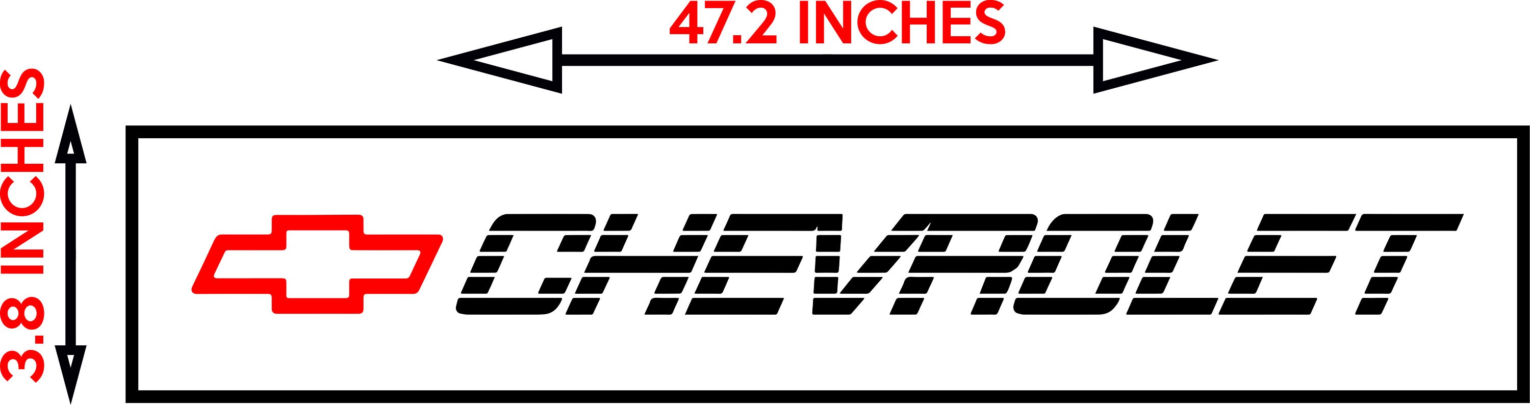 CHEVROLET 2019 2020 2021 2022 2023 2024 Bed Side Decal Stickers ...