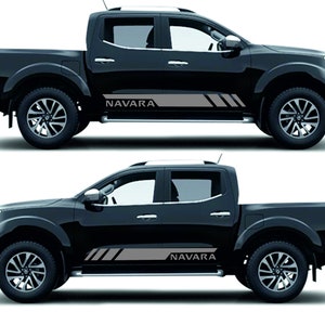 2 Pcs Panel Door Side Stripes for NISSAN NAVARA Decal Sticker, Nissan ...