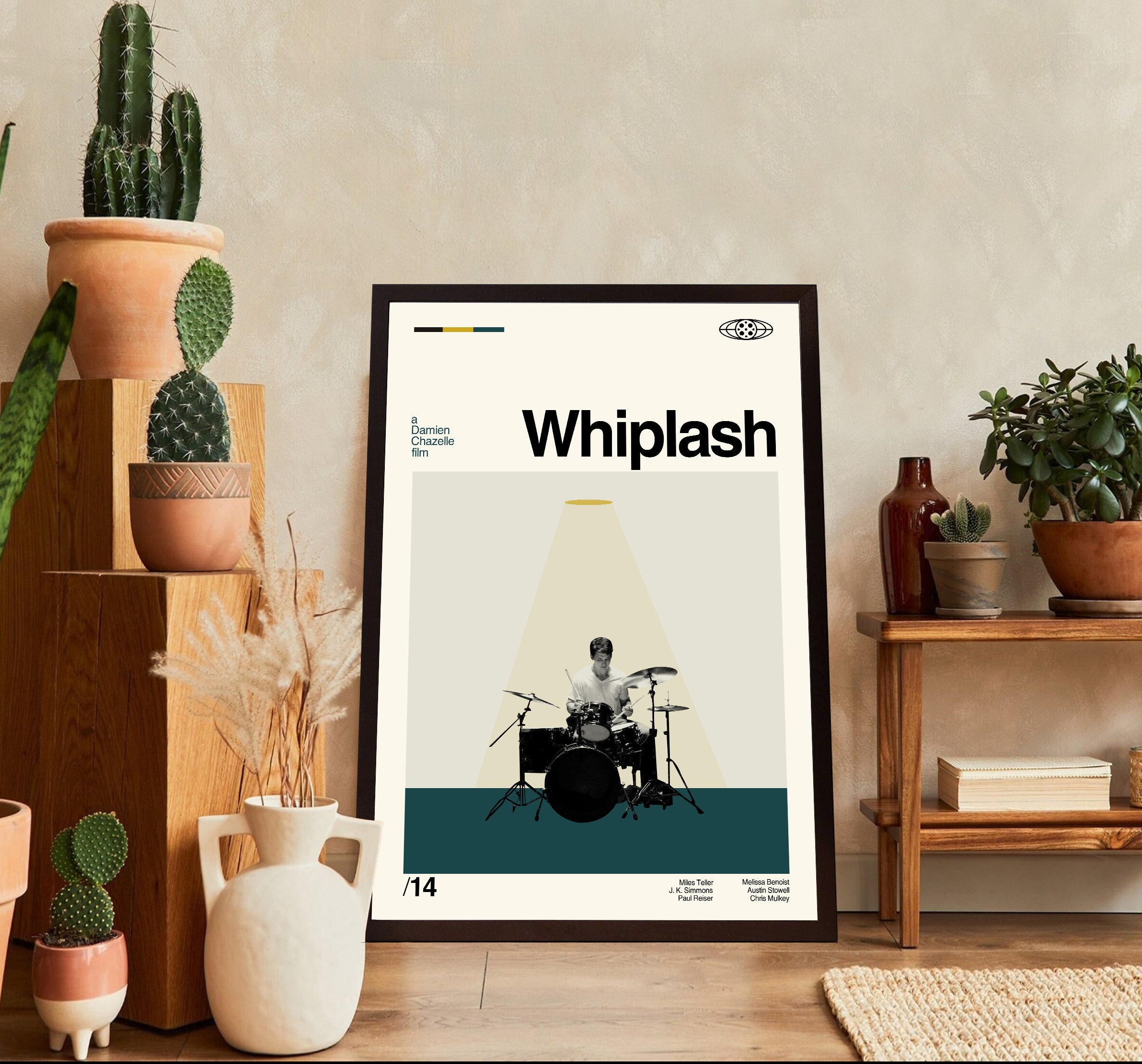 Whiplash Movie Poster, Whiplash Retro Movie, Damien Chazelle Film ...