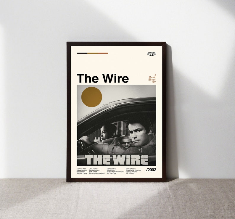 The Wire Movie, the Wire Poster, David Simon Film, Vintage Modern ...