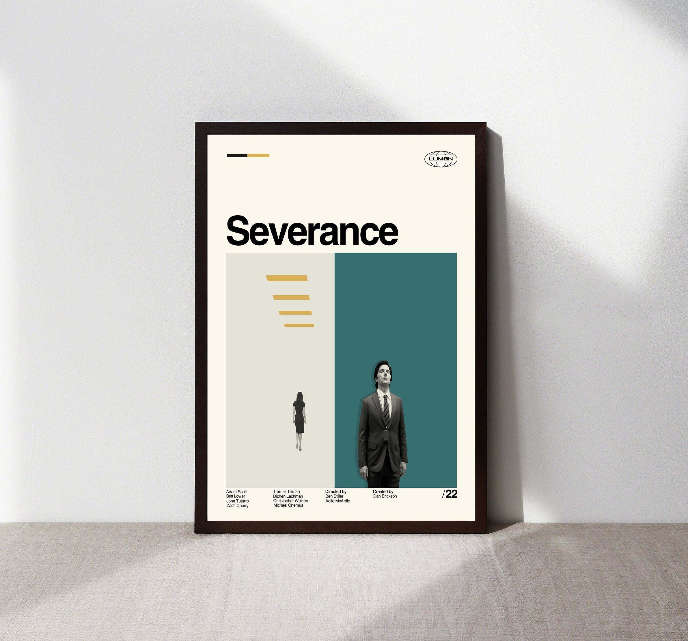 Severance Movie Poster, Severance Print, Tv Series Poster, Midcentury ...