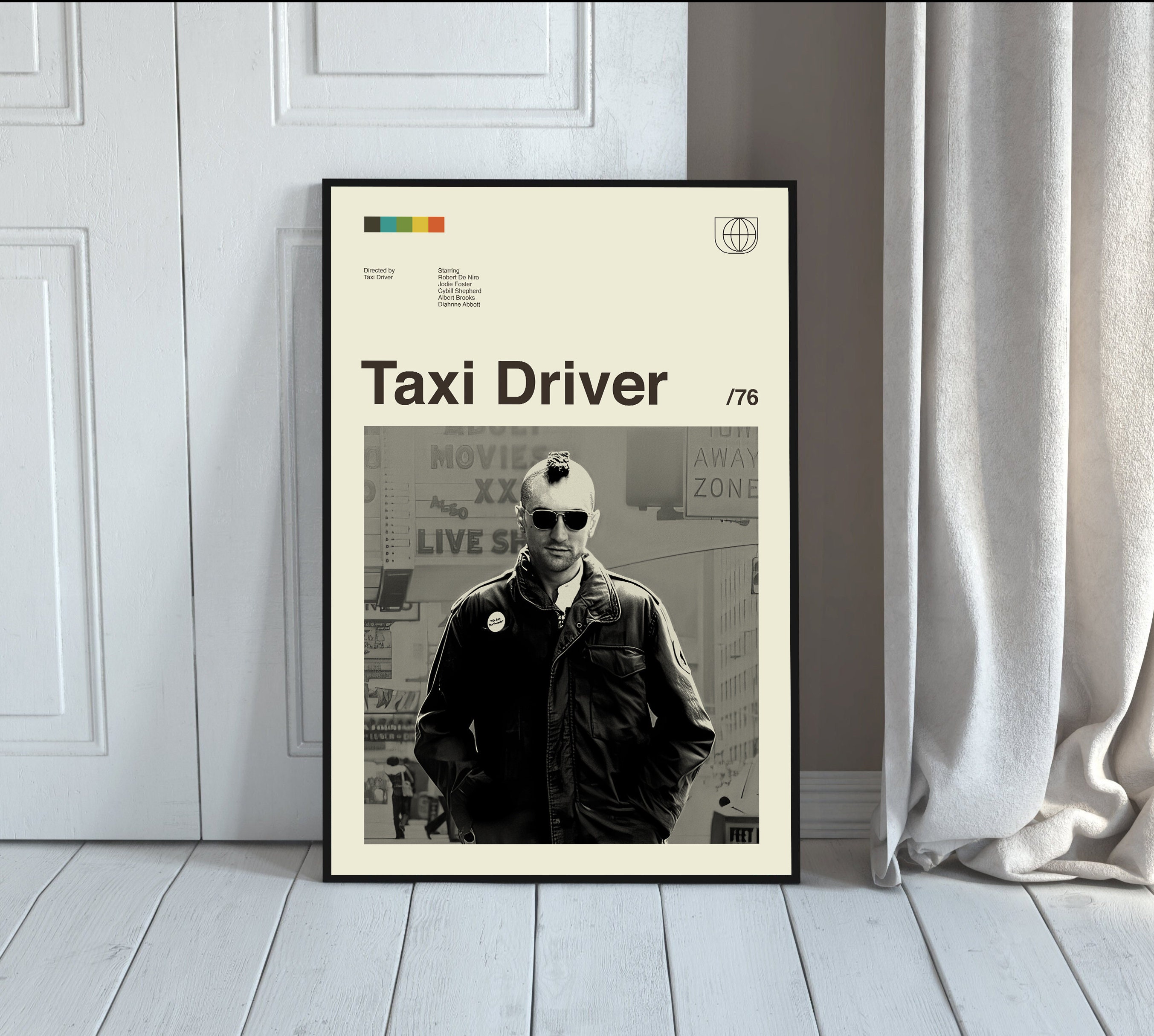 Taxi Driver Poster, Martin Scorsese, Taxi Driver Print, Movie Print ...