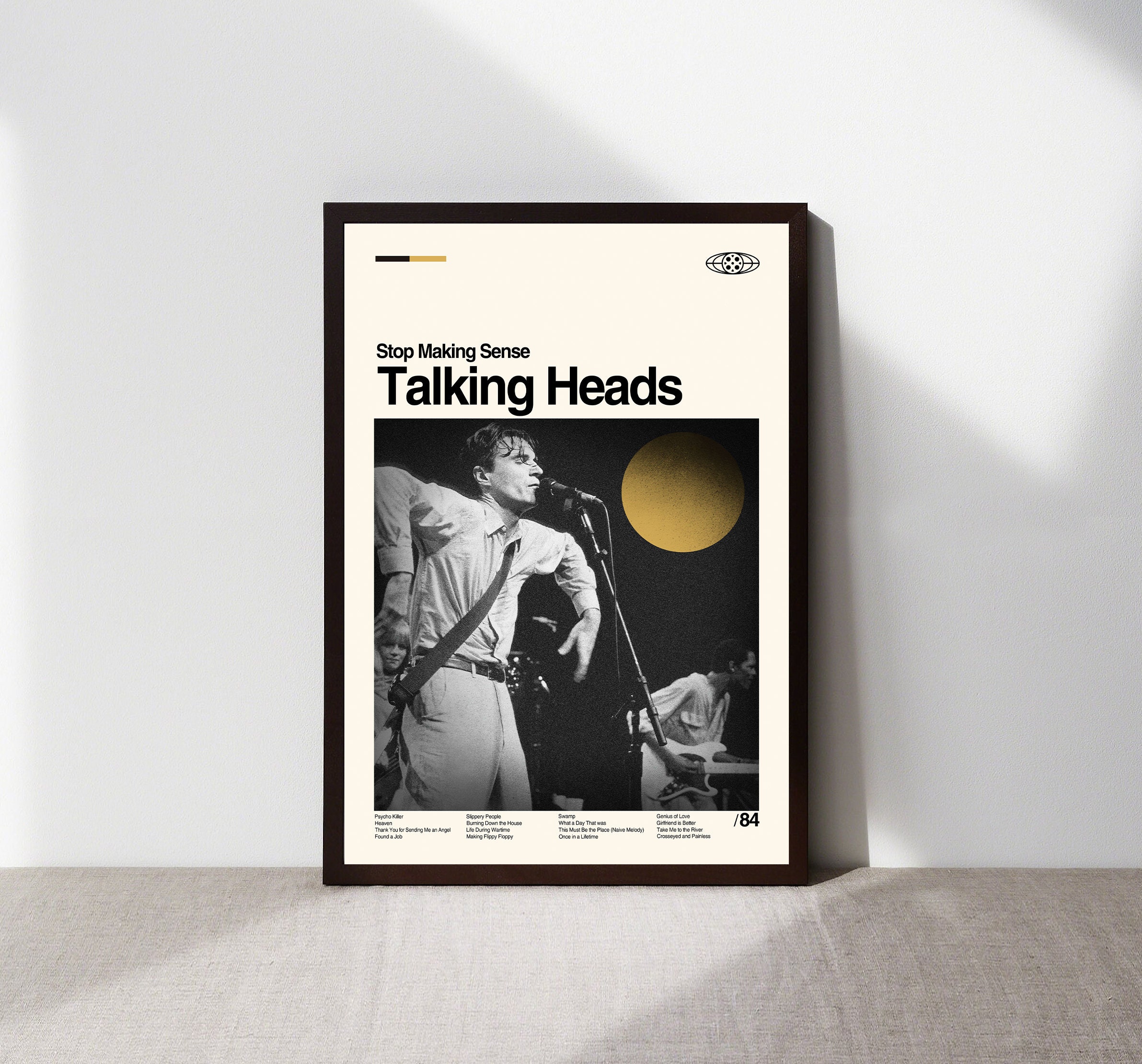 Talking Heads Poster Stop Making Sense Poster Vintage Movie - Etsy