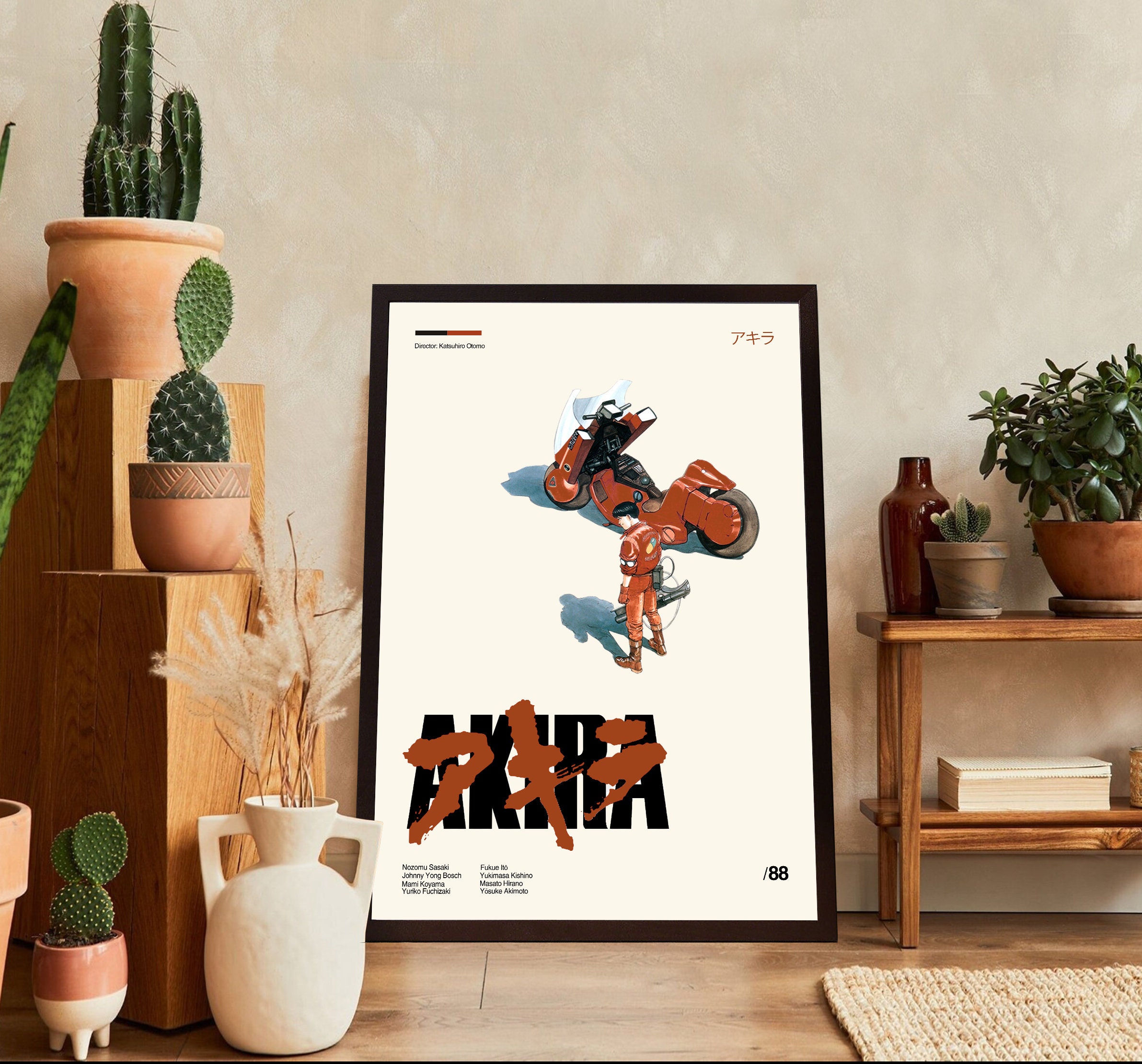 Akira Poster, Akira Print, Anime Poster, Movie Poster, Midcentury Art ...