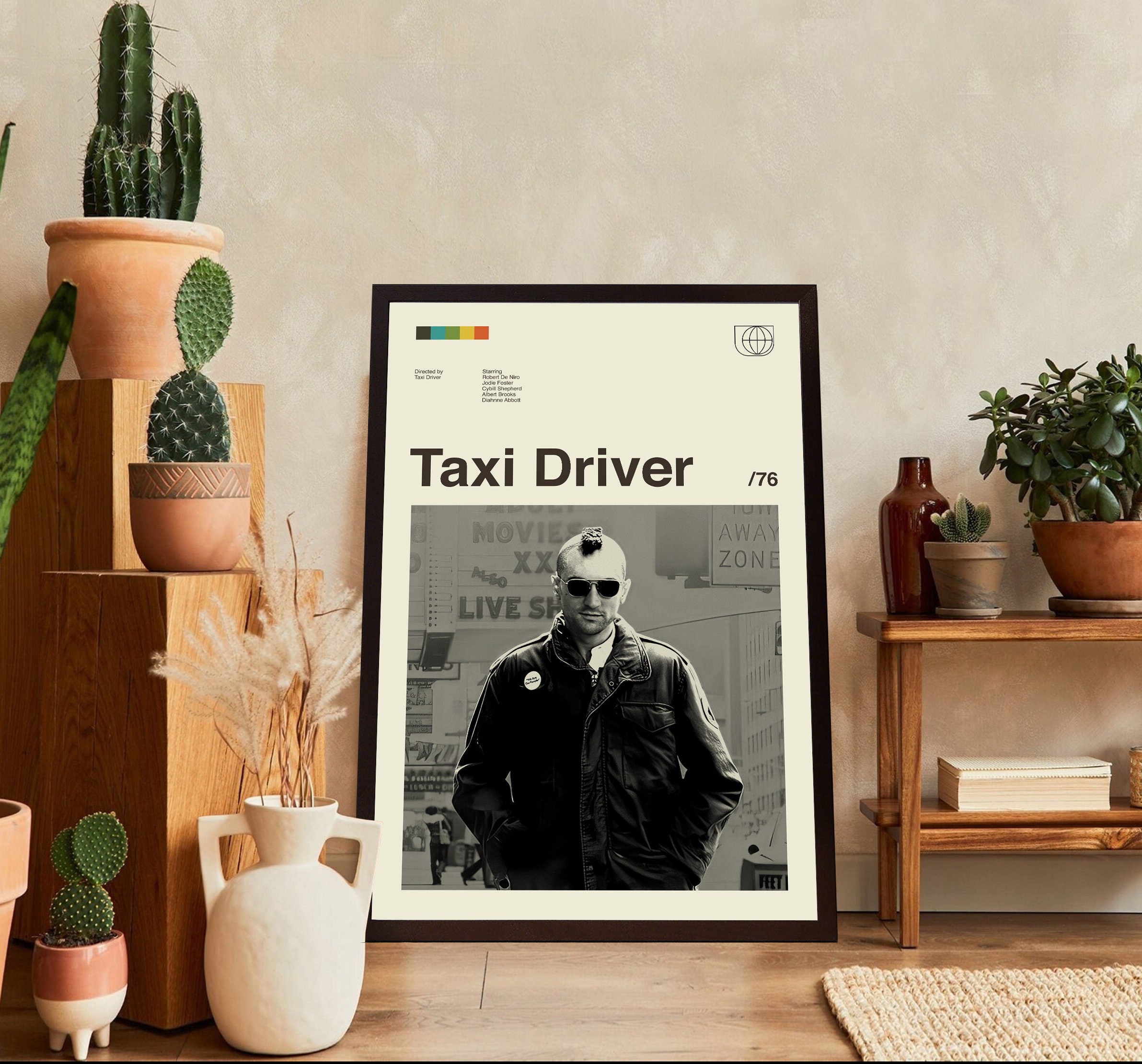 Taxi Driver Poster, Martin Scorsese, Taxi Driver Print, Movie Print ...