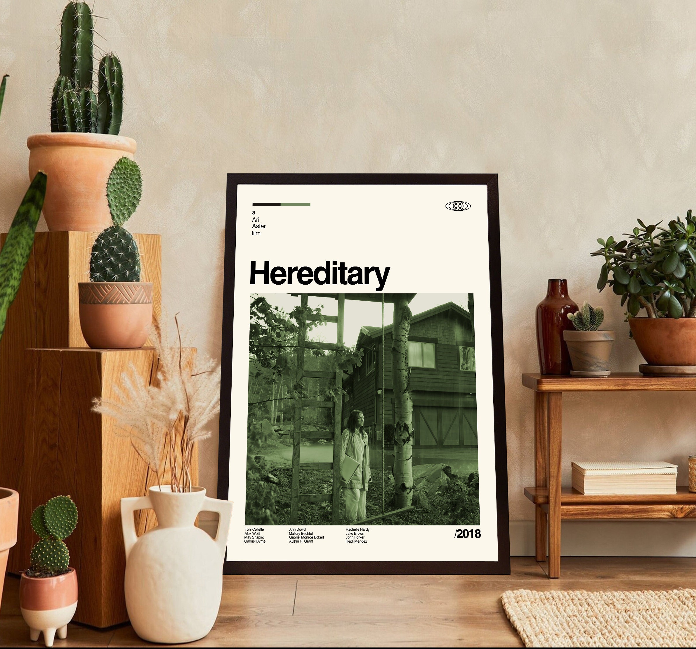 Hereditary Poster, Hereditary Print, Movie Poster, Midcentury Art ...