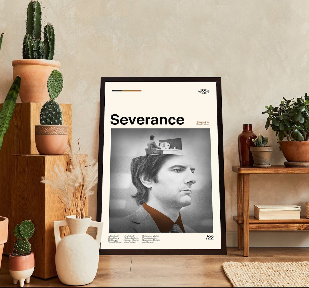 Severance Movie Poster, Severance Print, Tv Series Poster, Midcentury Art, Minimalist Art ...