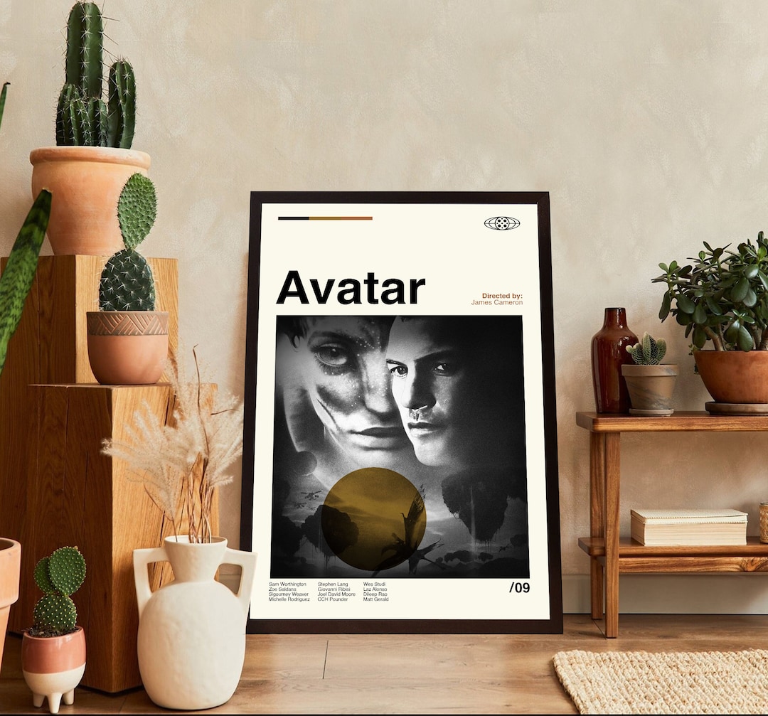 Avatar 2009 Movie Poster, Avatar Poster, Avatar James Cameron Film ...