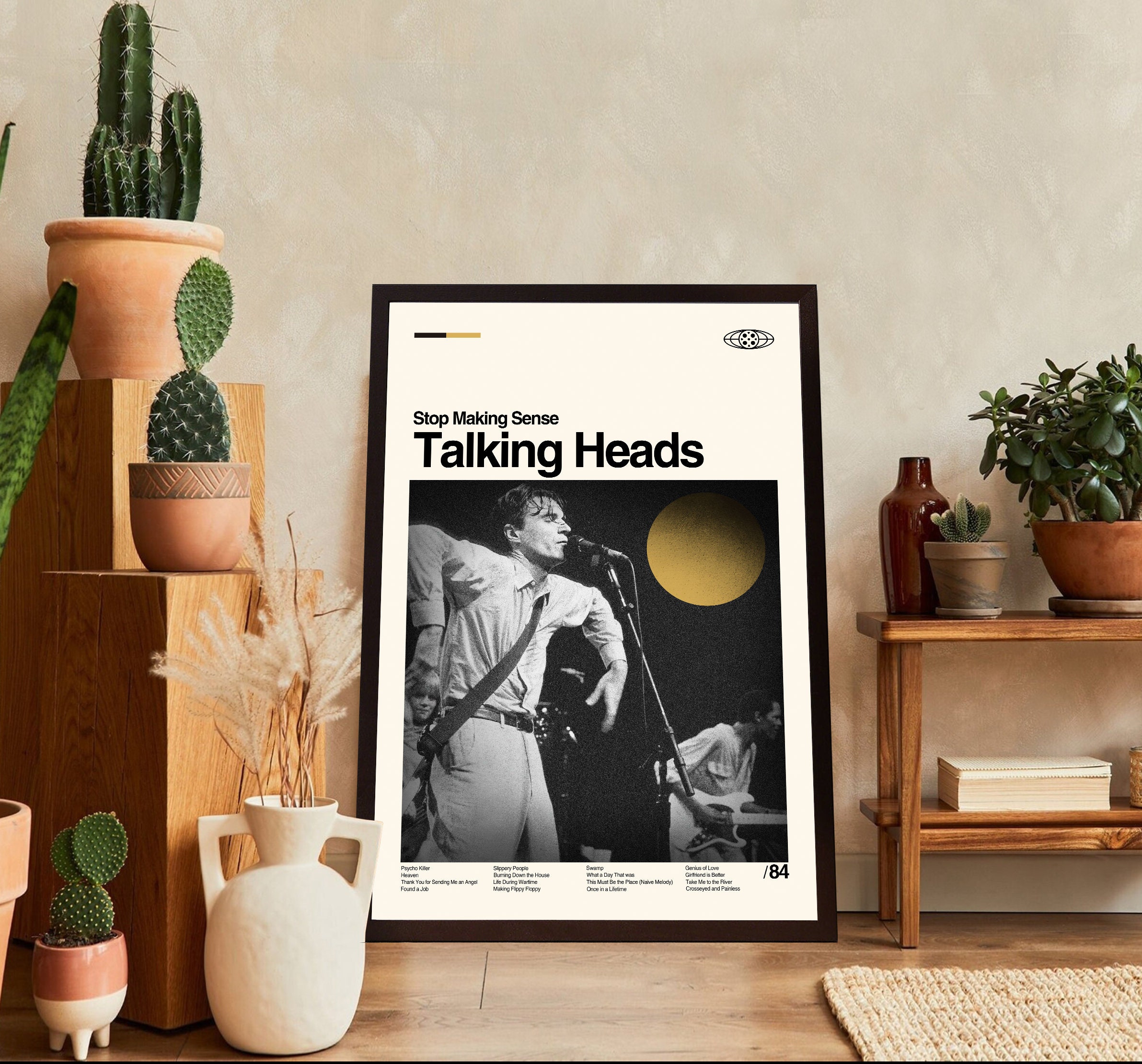 Talking Heads Poster, Stop Making Sense Poster, Vintage Movie Poster ...