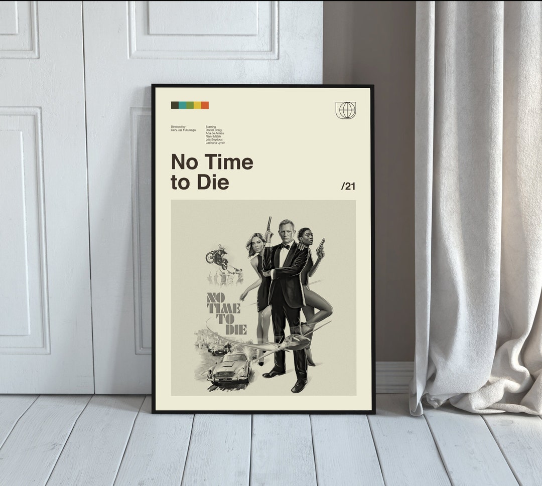 No Time to Die Poster, Cary Joji Fukunaga, No Time to Die Print ...