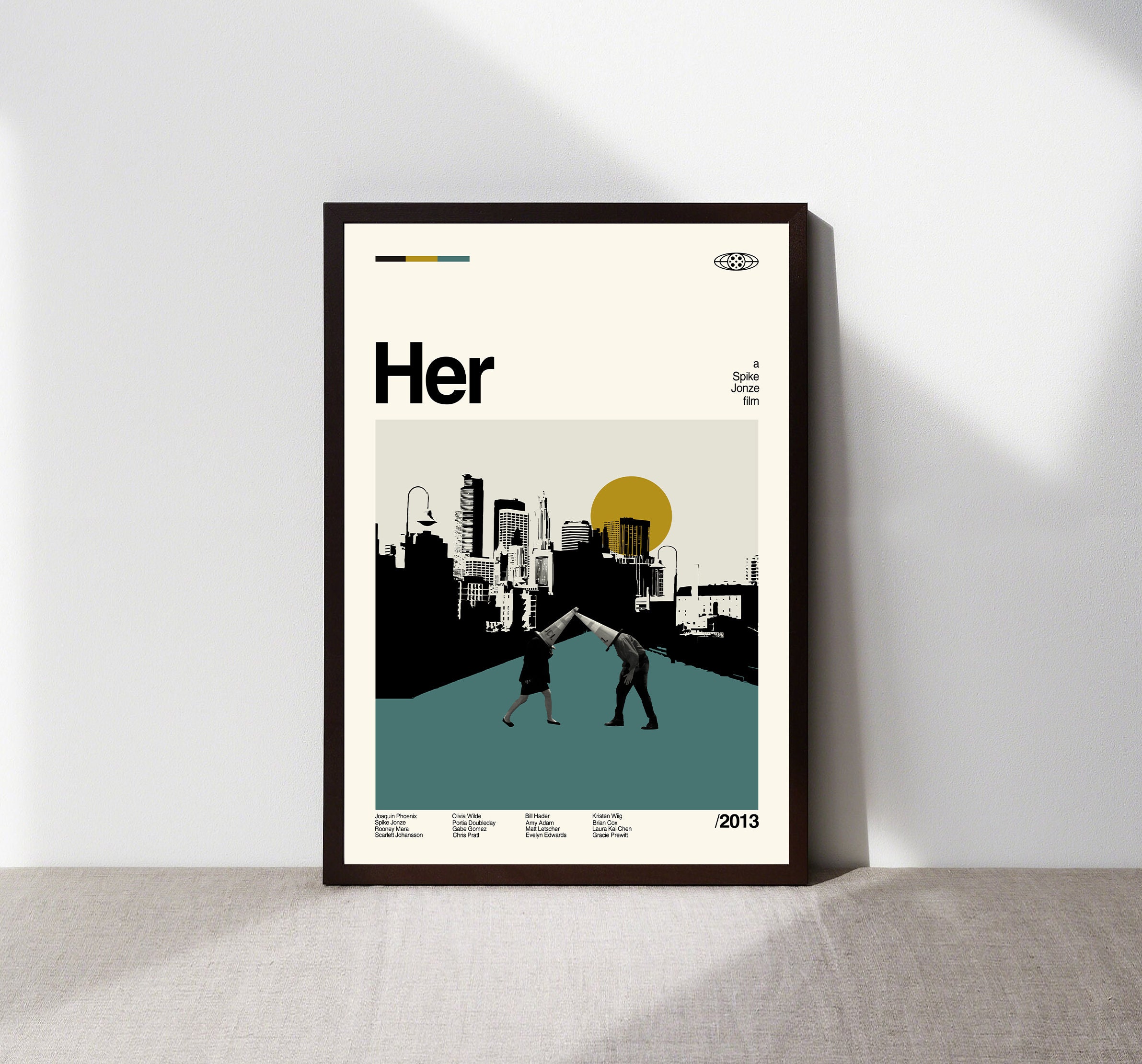 Her Movie Poster, Her Poster, Her Print, Movie Poster, Vintage Poster ...