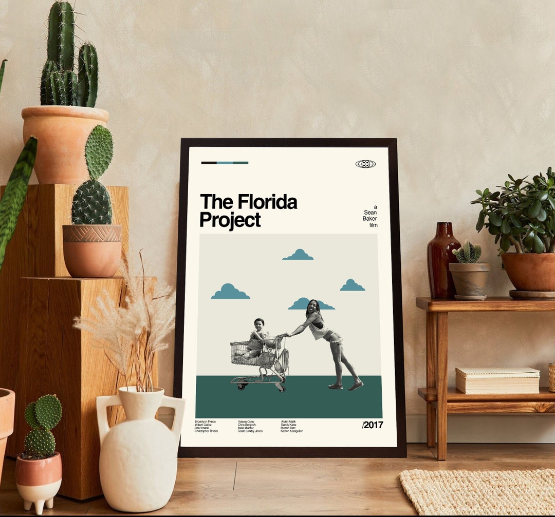 The Florida Project Poster Sean Baker Film Vintage Modern - Etsy