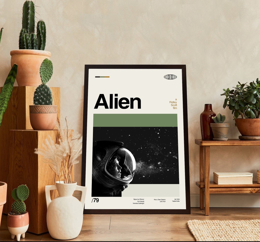Alien Poster Alien Movie Ridley Scott Film Retro Movie - Etsy
