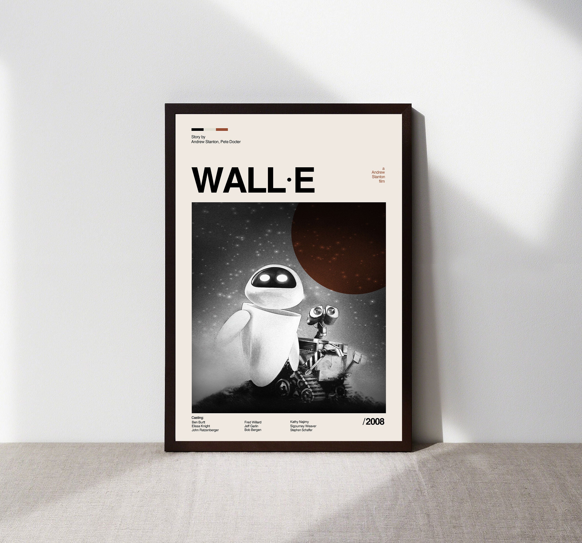 Wall-e Movie Poster Wall-e Movie Andrew Stanton Film Retro - Etsy