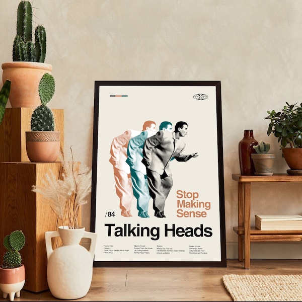 Talking Heads Poster - Etsy