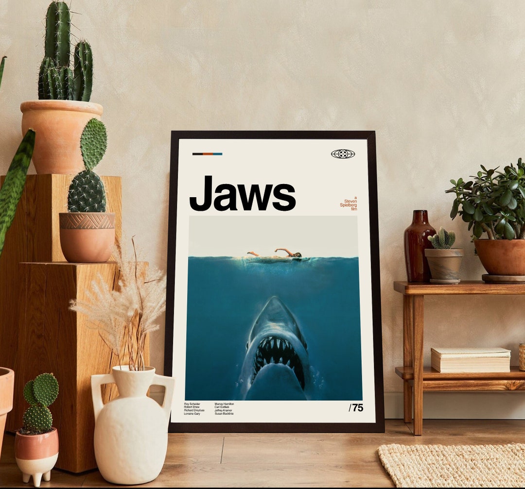 Jaws Movie Poster, Jaws Poster, Jaws Movie, Retro Movie, Poster Print ...