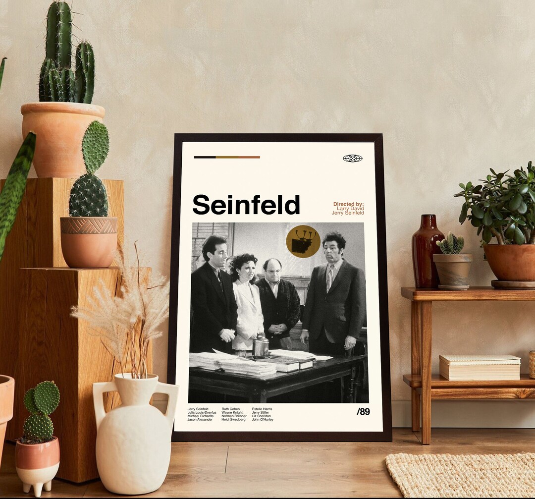 Seinfeld Poster, Seinfeld Print, Tv Series Poster, Minimalist Art ...