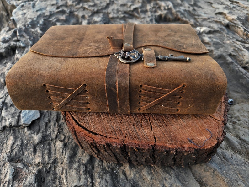 Personalized Handmade Genuine Leather Journal for Men and - Etsy