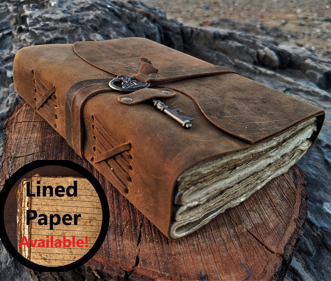 Personalized Handmade Genuine Leather Journal for Men and - Etsy