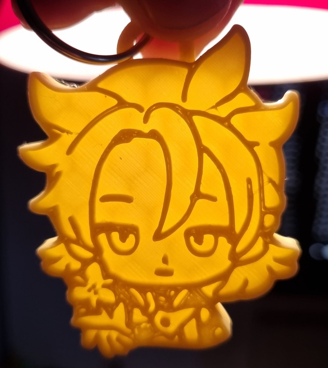 Albedo Genshin Impact Keychain - Etsy