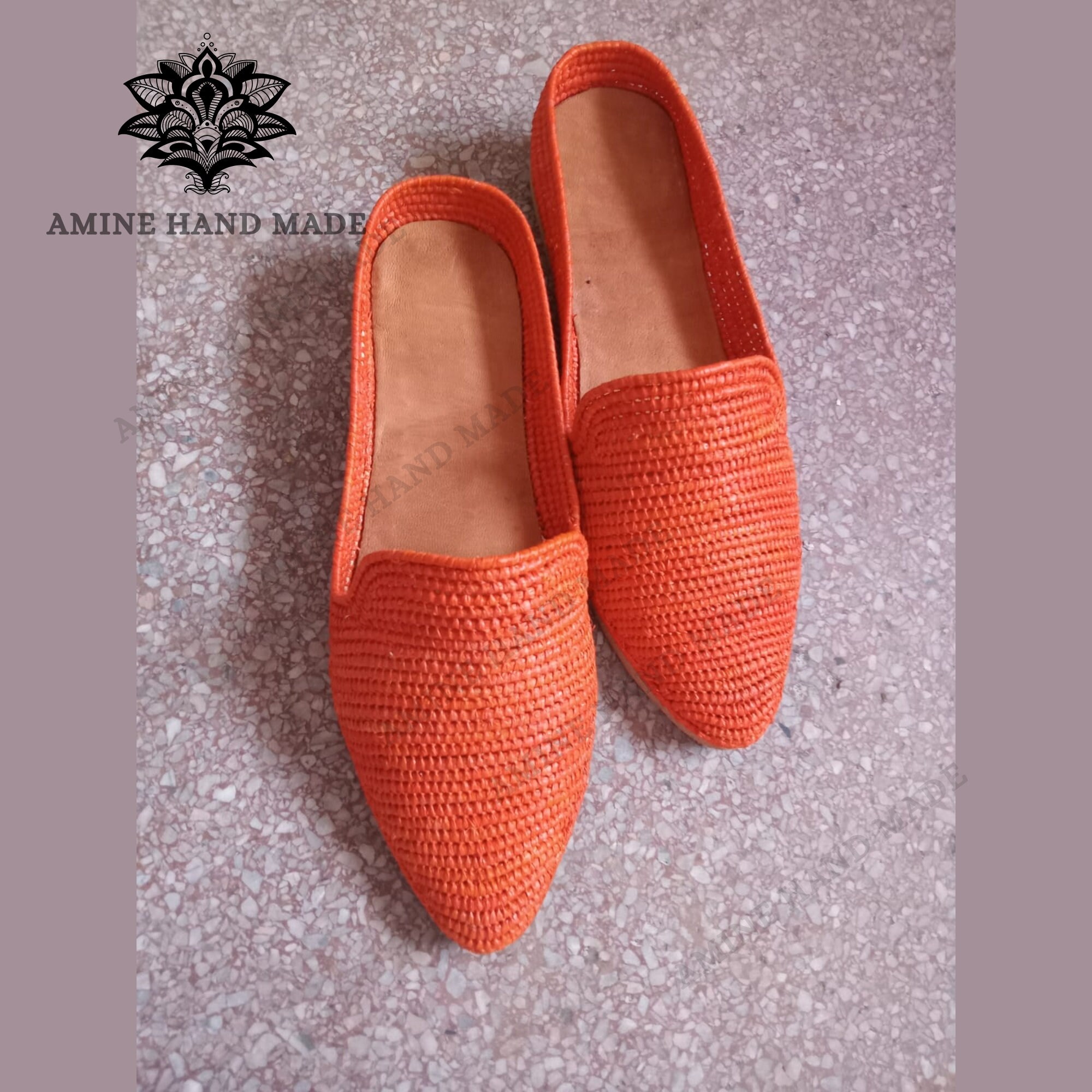 Raffia Shoes, Raffia Sandals, Raffia Slides, Raffia Slippers, Moroccan ...