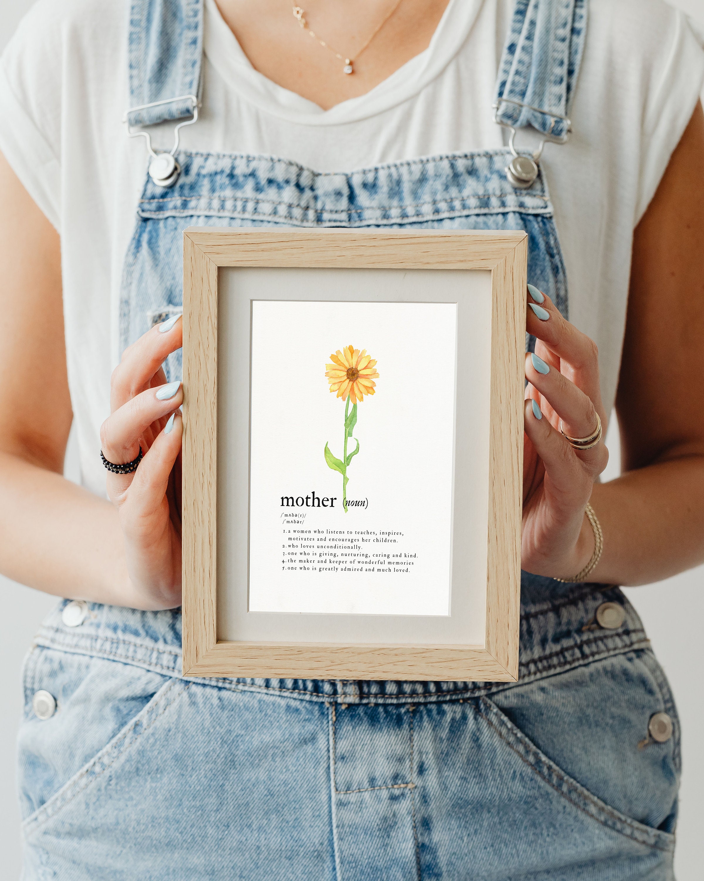 Mother Definition Printable Poster Wall Art Mother - Etsy